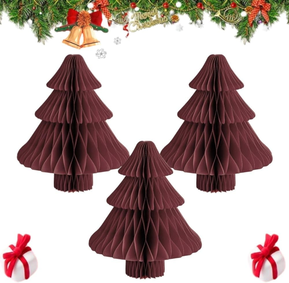 Circularcite Christmas Trees, Foldable Honeycomb Paper Christmas Trees ...