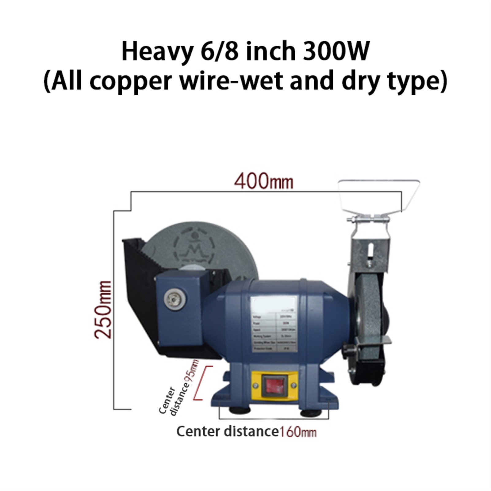 Circulating Polisher Industrial Bench Grinder Electric Wet And Dry ...