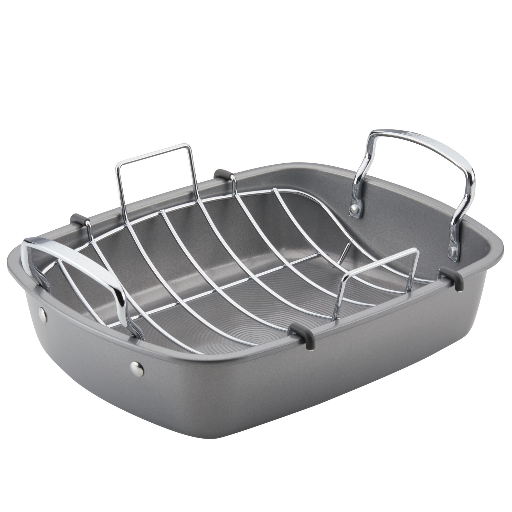 Circulon 17 x 13 Inch Nonstick Bakeware Roaster with U-Rack - Walmart.com
