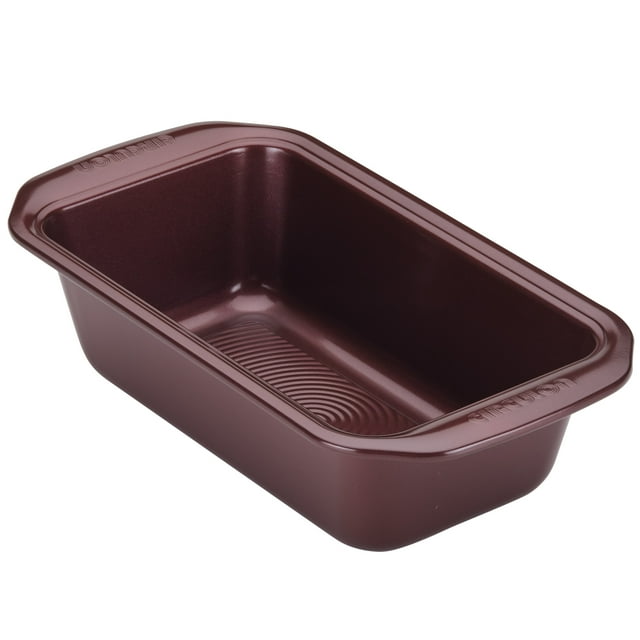 Circulon Nonstick Bakeware 9-Inch x 5-Inch Loaf Pan, Merlot - Walmart.com