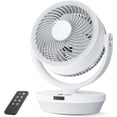Circultor Fn for Bedroom, 13" Tble Fn with Remote, 90° Oscillting & 120 ...