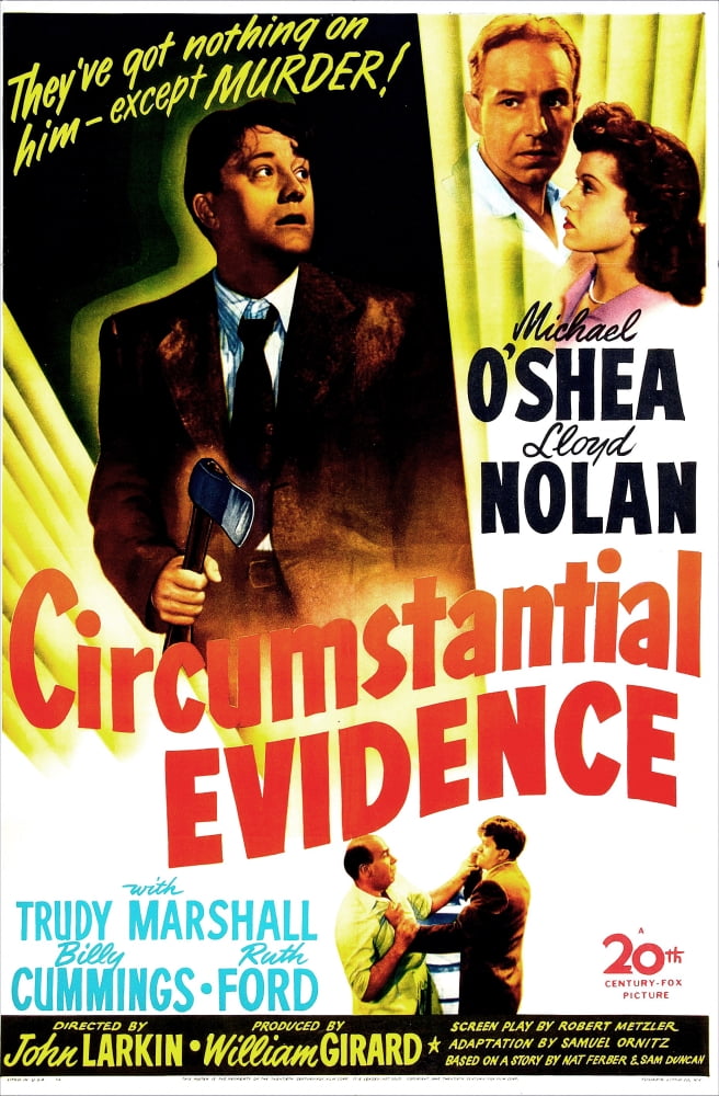 Circumstantial Evidence U Movie Poster Masterprint - Walmart.com