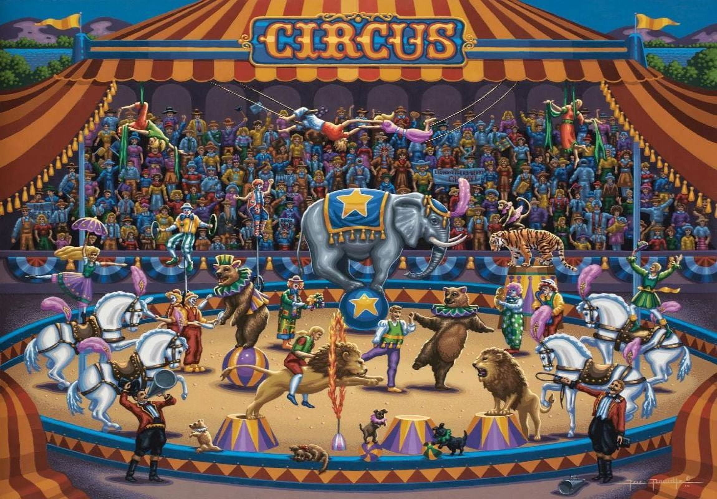 Circus Background Photography Backdrops Animal Show Custom Birthday Backdrop Magician Photo ...