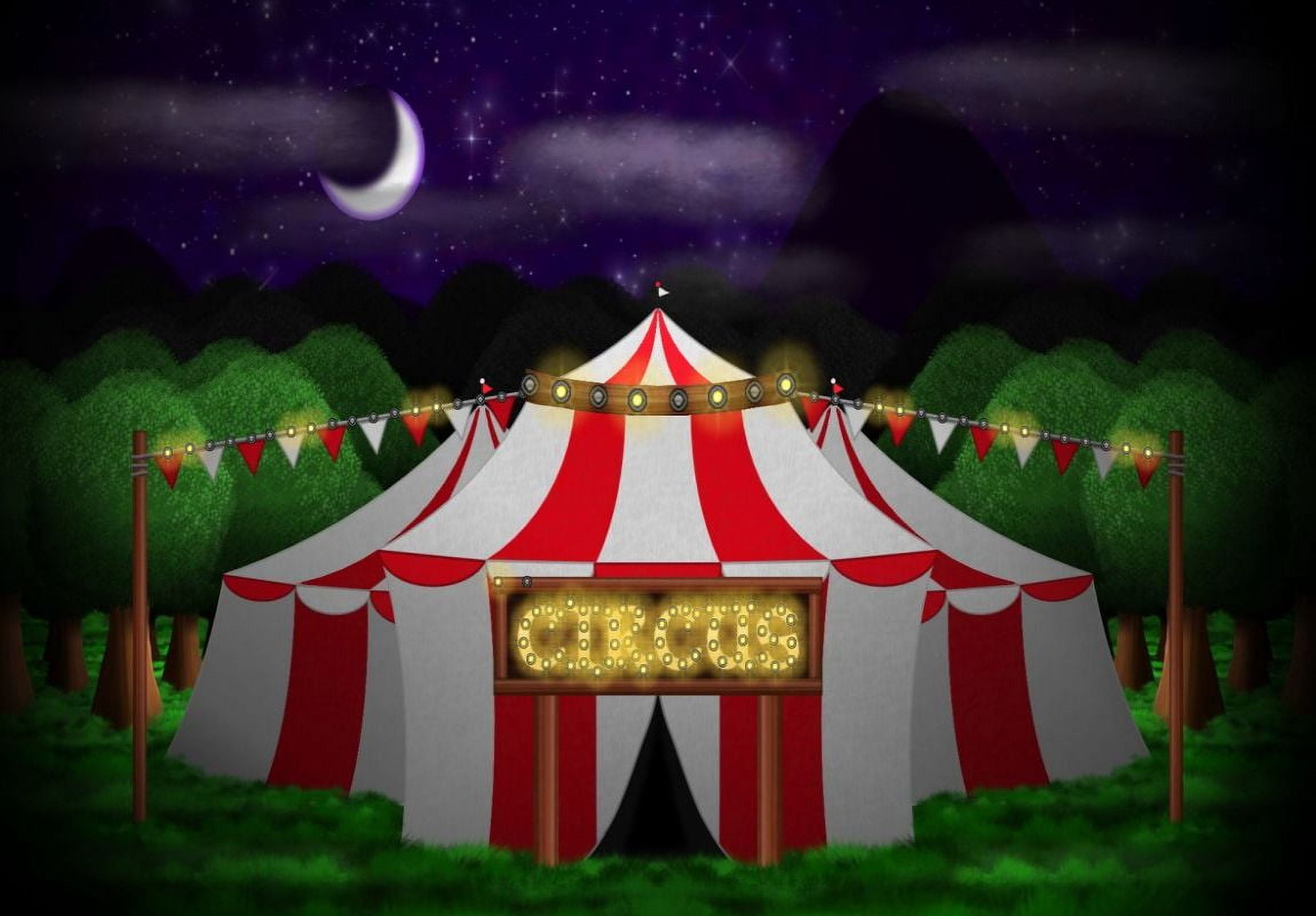Circus Background Photography Backdrops Carnival Accessories Party ...