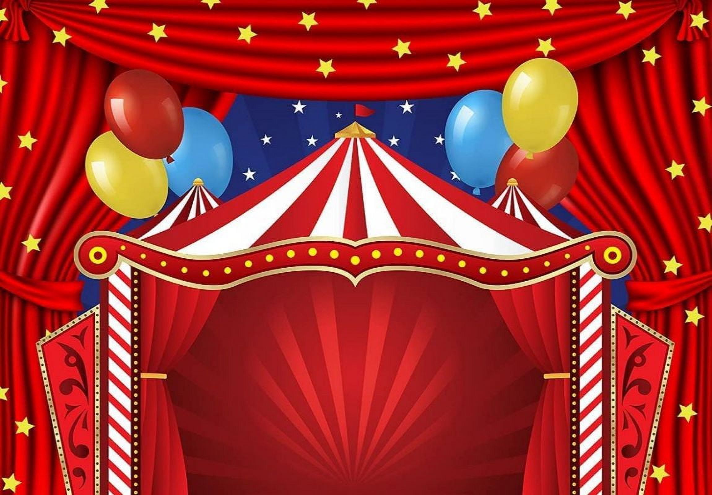 Circus Background Photography Backdrops Carnival Accessories Party ...