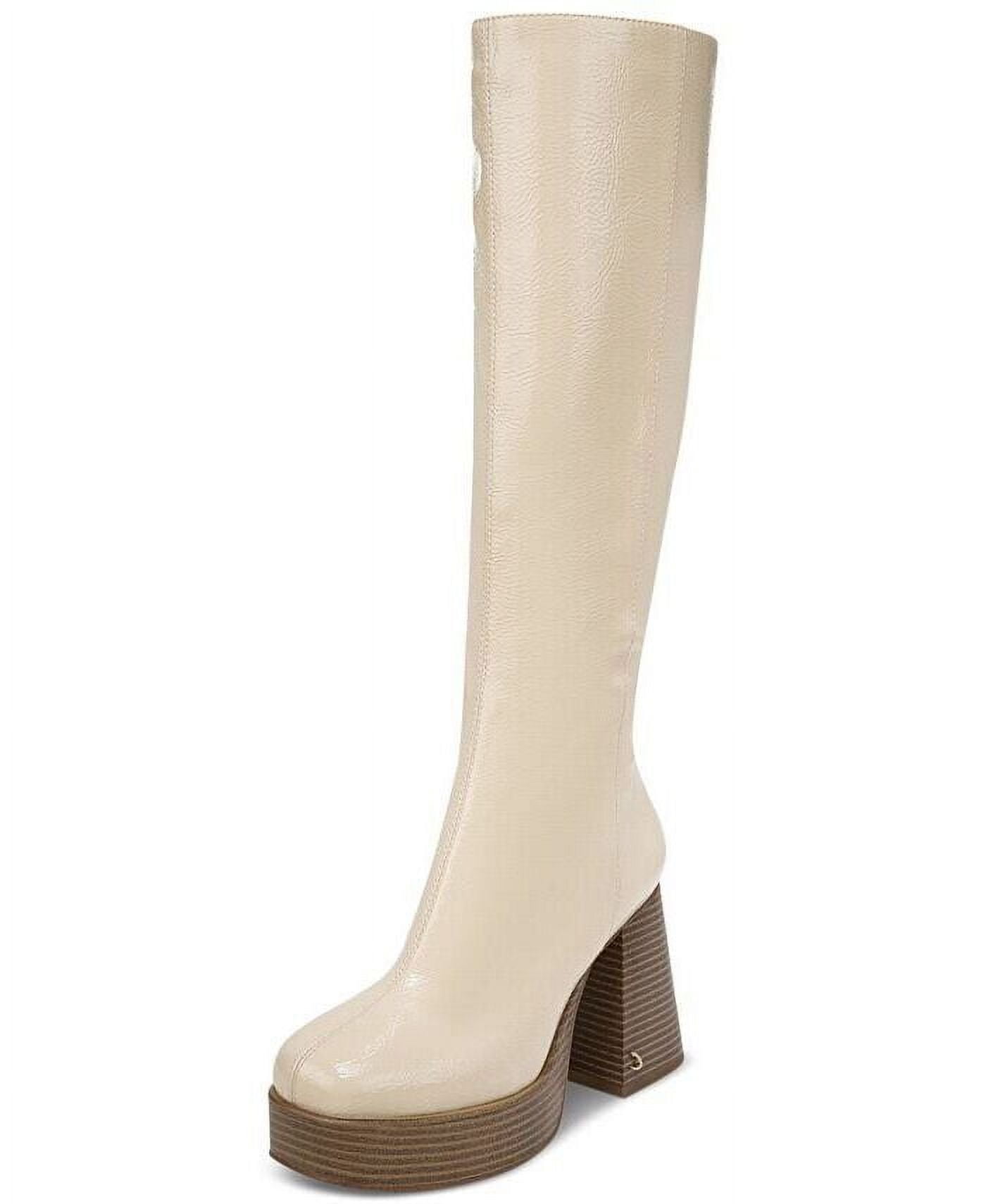 Circus By Sam Edelman Sandy Egg Shell Pull On Knee High Chunky ...