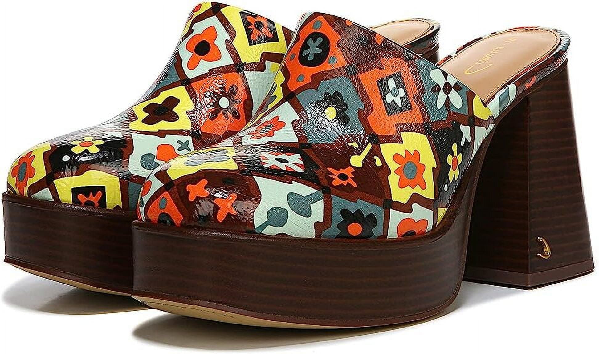 Circus By Sam Edelman Shay Dark Bourbon Slip On Block High Heel ...