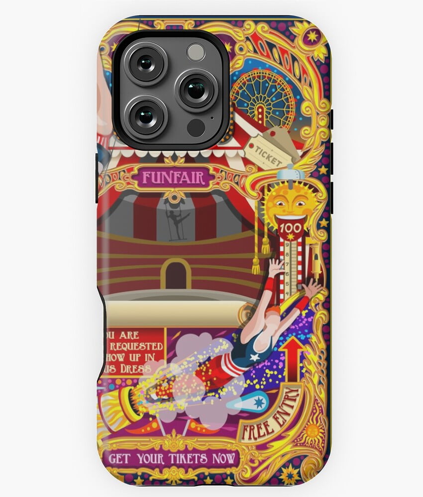 Circus Carnival Amusement Festival Phone Case for iPhone 16 15 14 13 12 ...