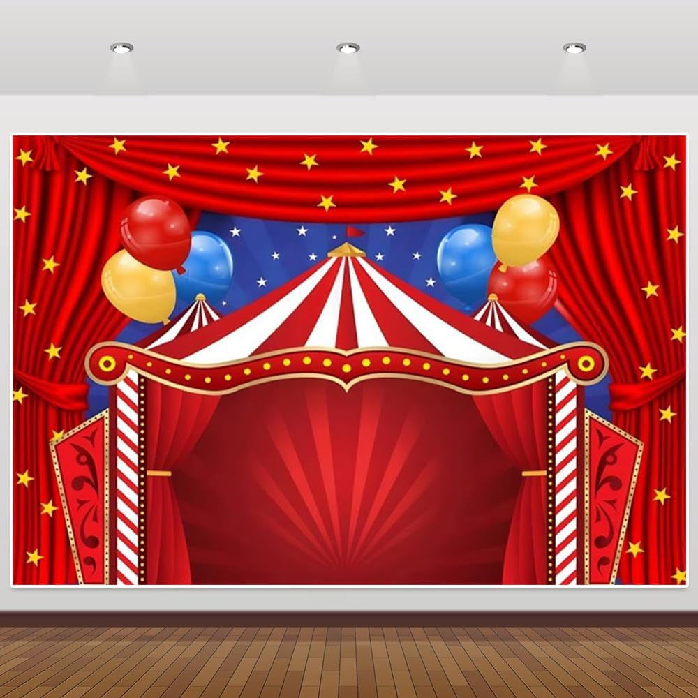 Circus Carnival Backdrop Carnival Photo Booth Props Backdrop Circus ...