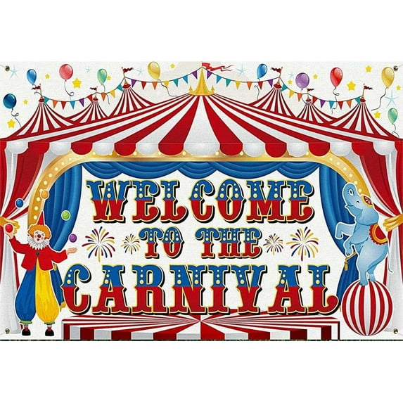 Circus Carnival Backdrop Unique Golden Red Glitter Sparkle Stripes ...
