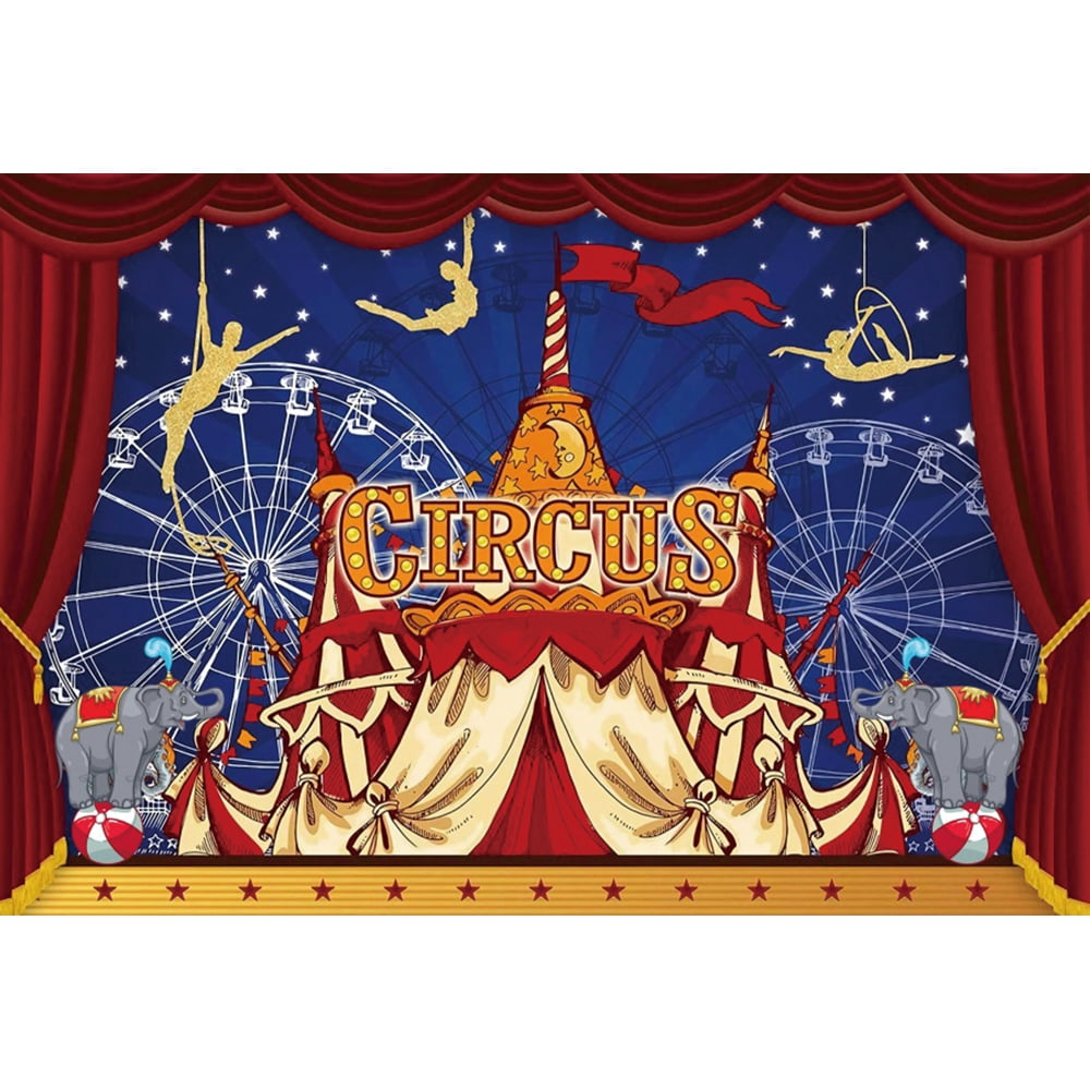 Circus Carnival Backdrops Photography Props Newborn Baby Birthday ...