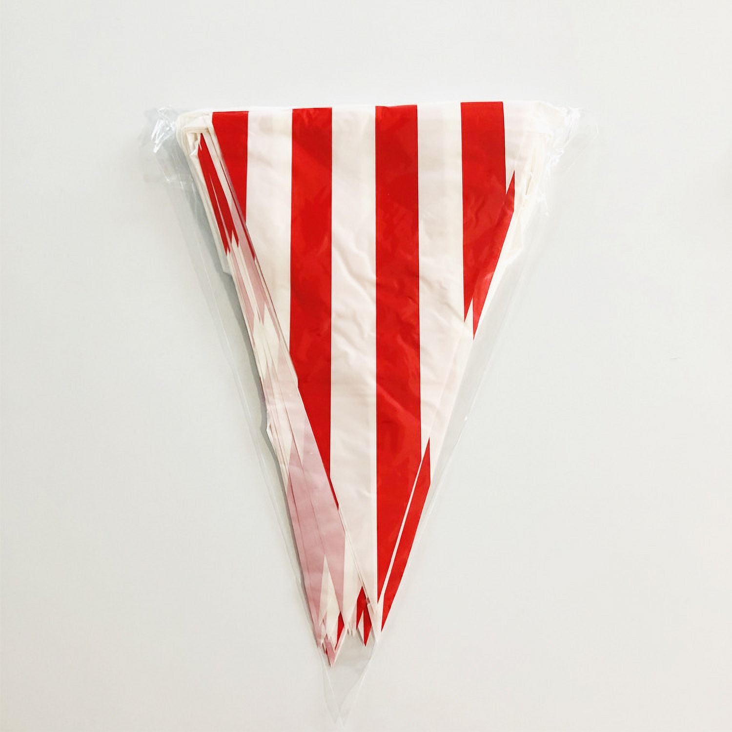 Circus Carnival Carnival Party Flag Red and White Striped String Flag ...