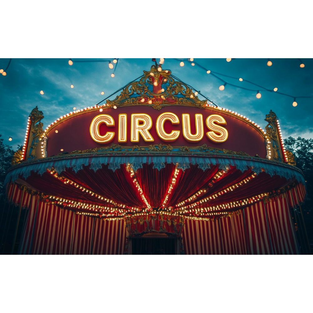 Circus Carnival Party Background Fabric Carnival Theme Party Decoration ...