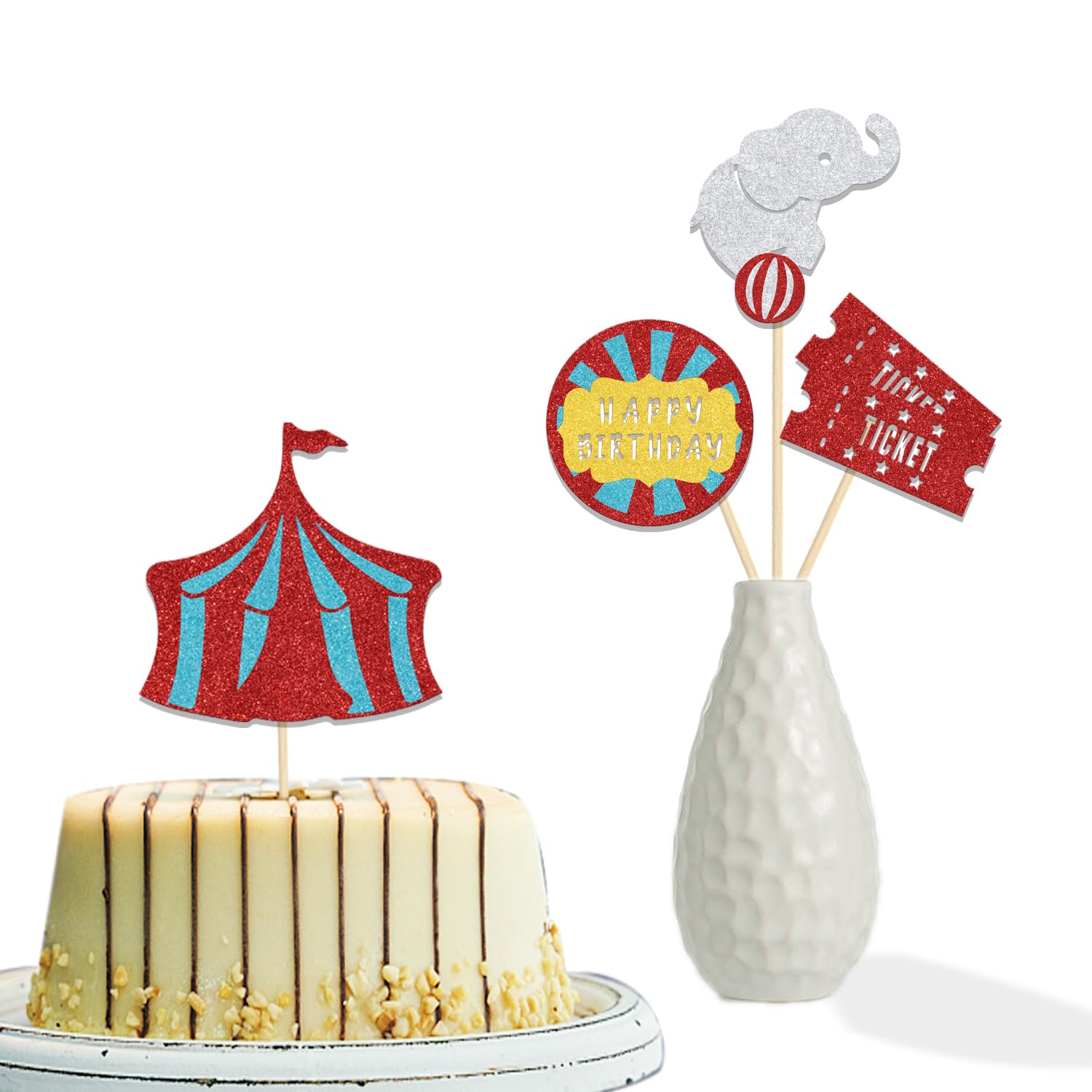 Circus Centerpiece Sticks Carnival Birthday Party Decoration Supplies ...