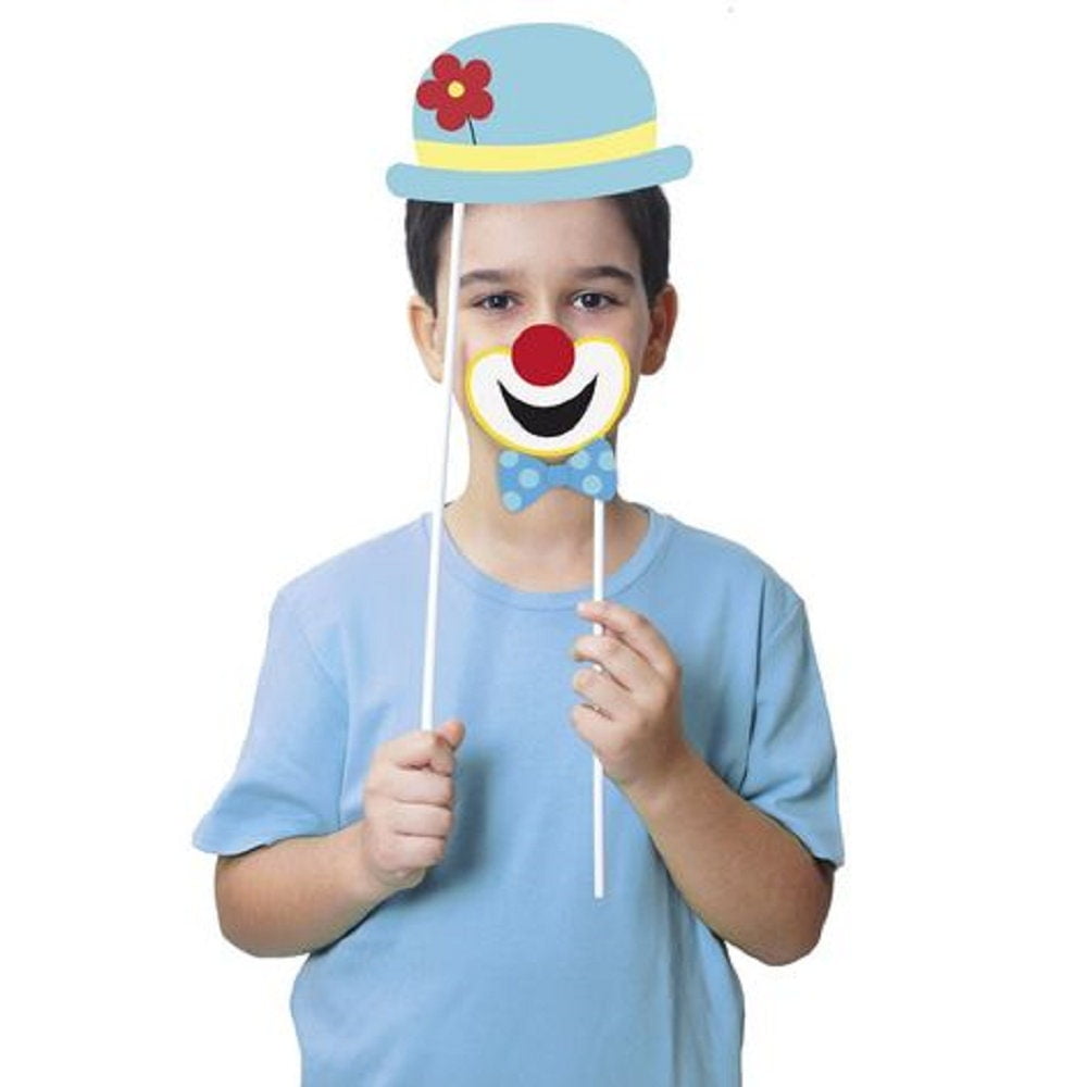 Circus-Clown Accessories For Your Guests - 8 Pack-Circus Theme Party ...