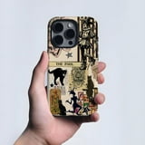 Circus Clown Black Cat Pattern Fun Art Phone Case 17 16 15 14 13 12 11 ...