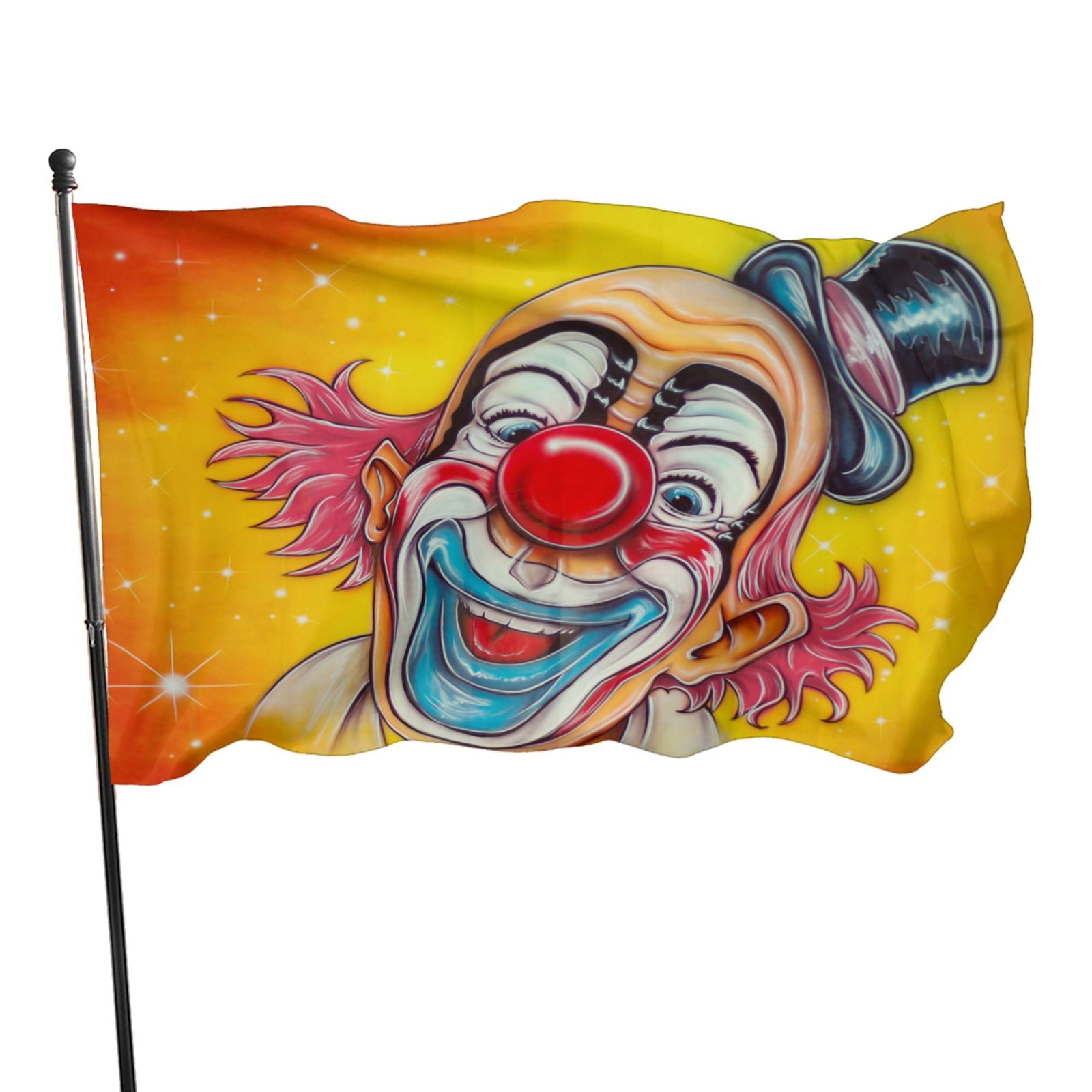Circus Clown Flag 3x5 Ft Breeze Hippie Flag Outdoor Indoor Outside ...