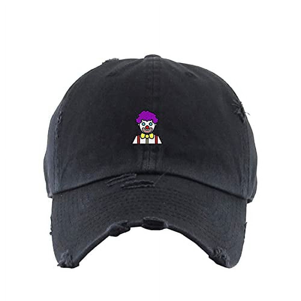 Circus Clown Vintage Baseball Cap Embroidered Cotton Adjustable ...