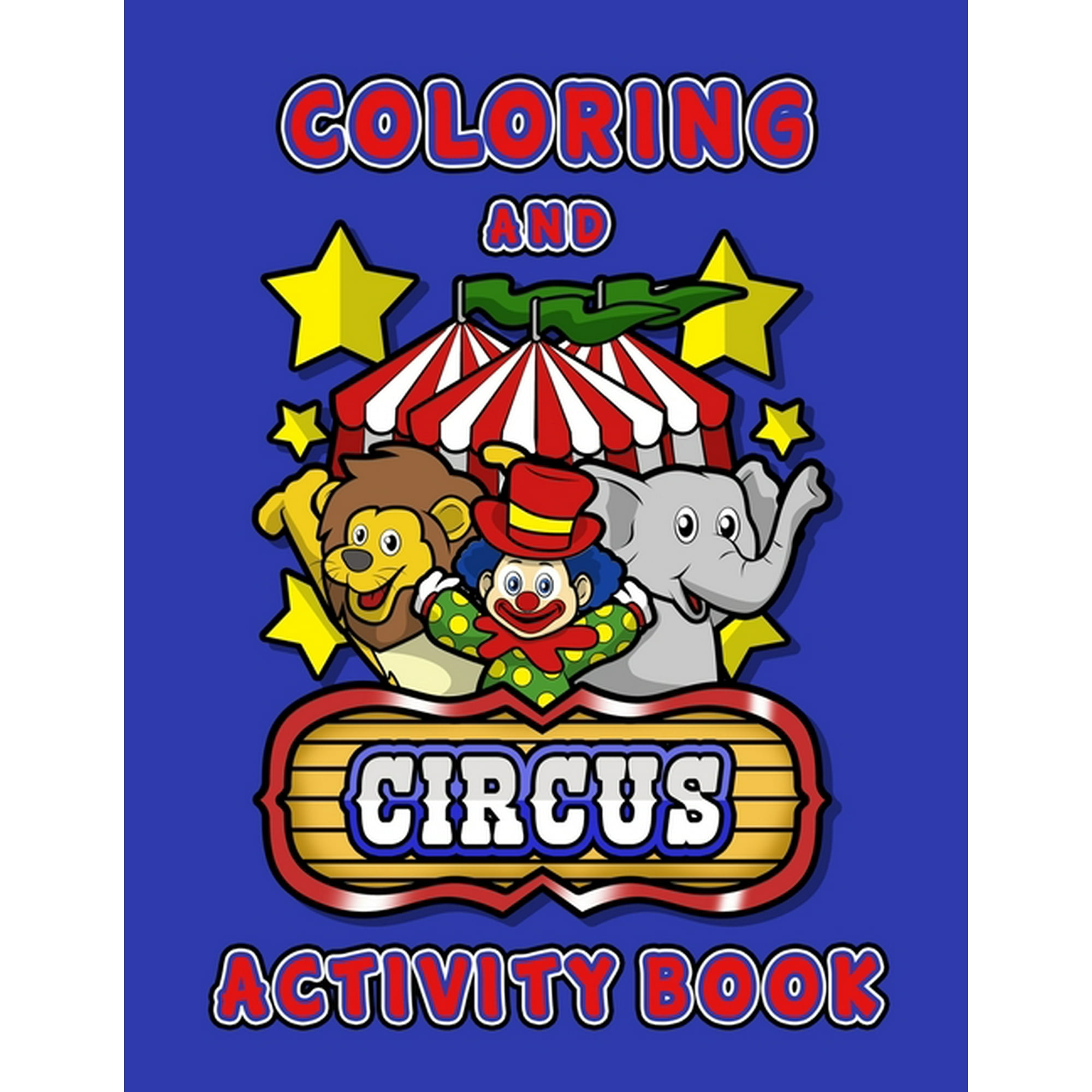 Cartoon Circus Animals Coloring Pages
