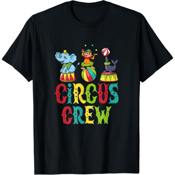Circus Event Staff Design Circus Crew Clown Carnival T-Shirt - Walmart.com