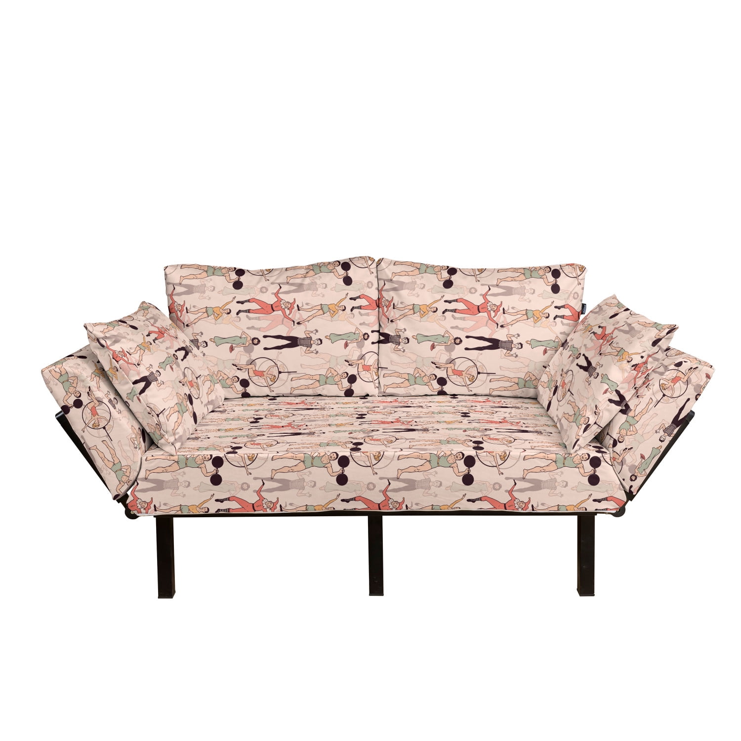 Circus Futon Couch, Acrobat Actor Artist Gymnast Harlequin Masculine ...