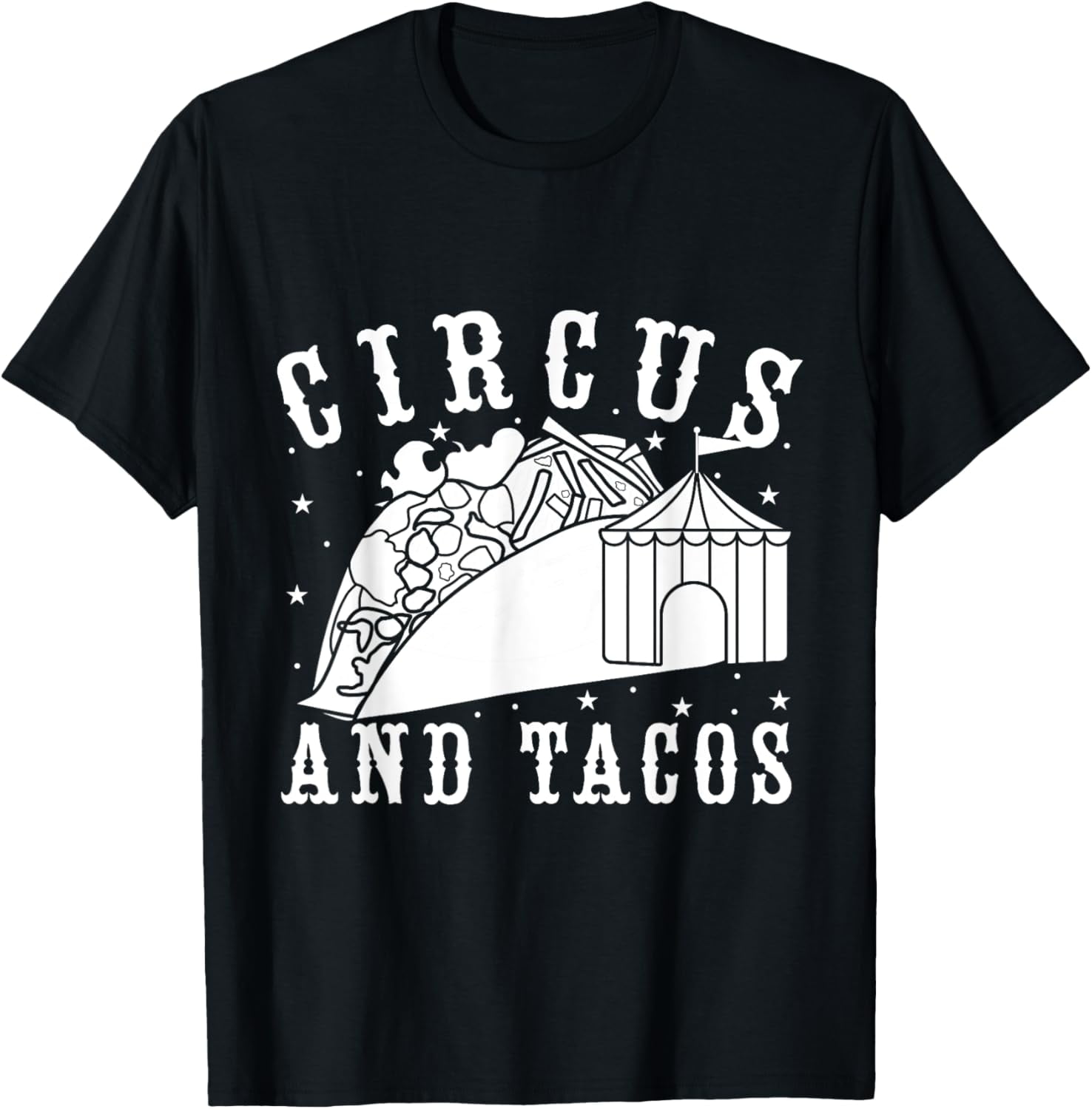Circus Graphic Circus And Tacos Circus Performer T-Shirt - Walmart.com