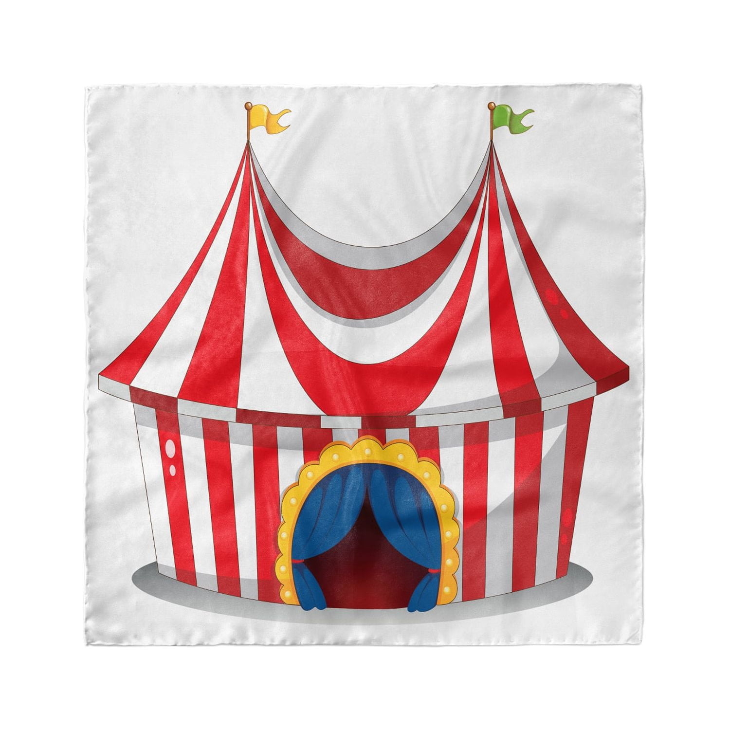 Circus Head Scarf, Nostalgic Circus Flag, Head Wrap, 3 Sizes, by ...