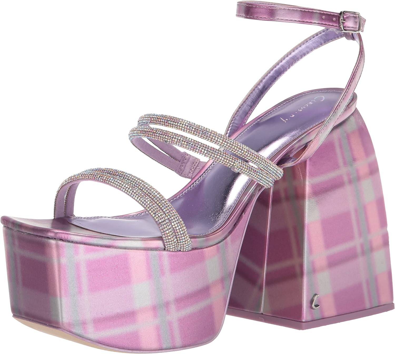 Circus NY Women's Mila Jewel Ankle Strap Platform Sandal Orchid Haze 7M ...