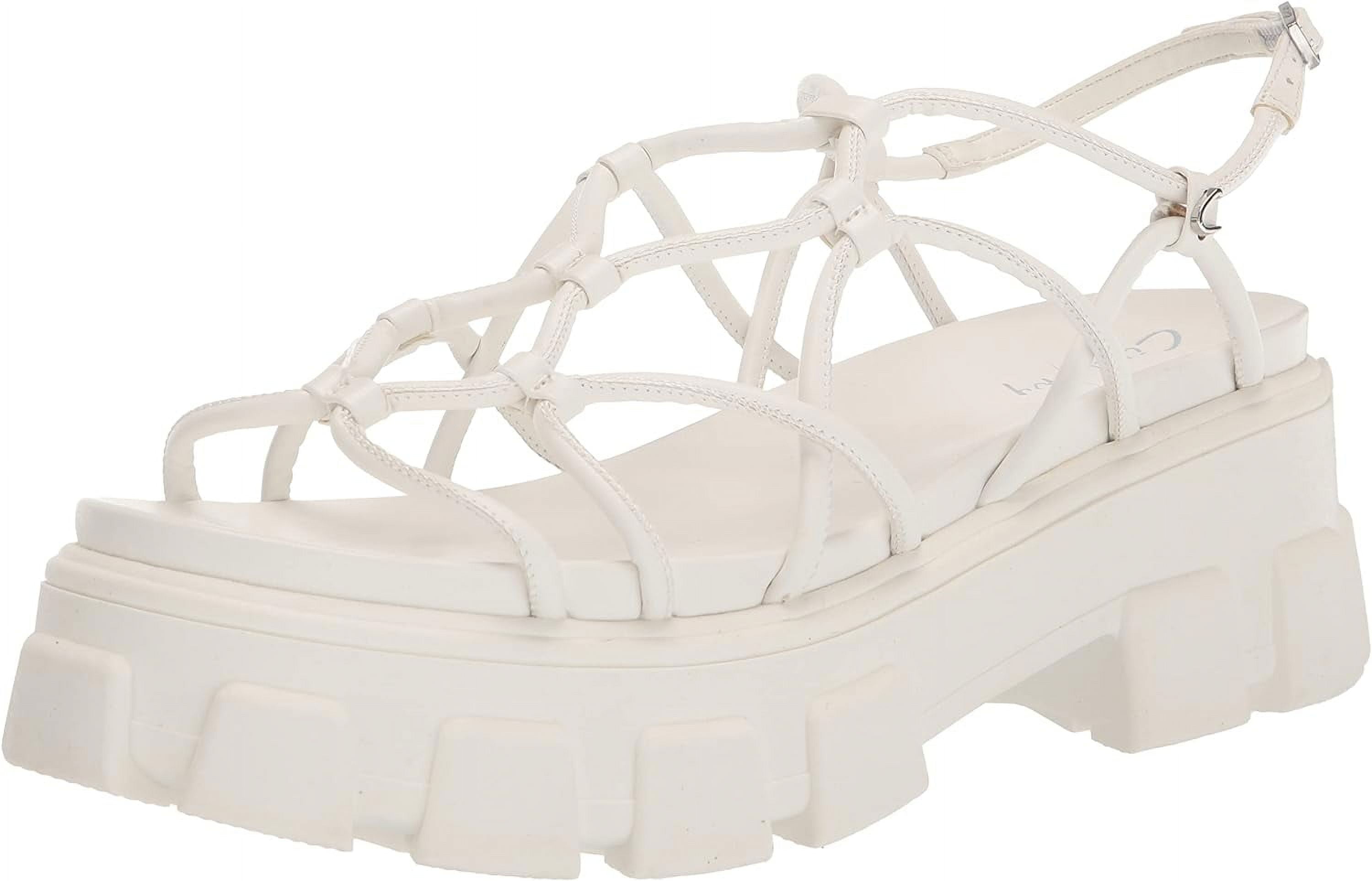 Circus NY by Sam Edelman Women's Greyson Platform Sandal Bright White 7 ...