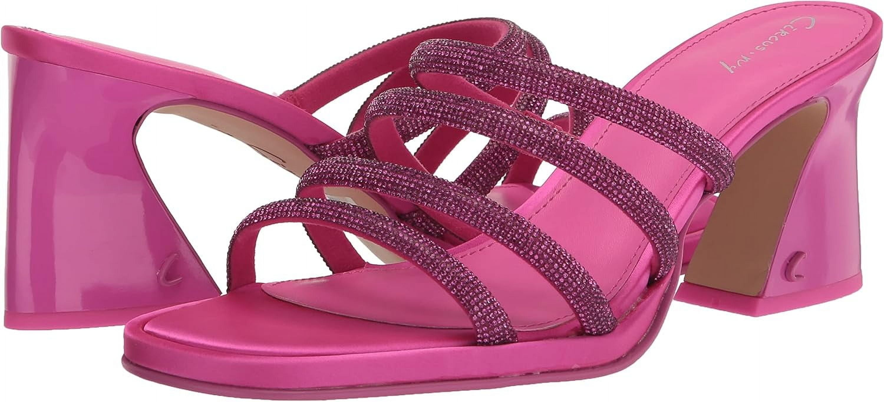 Circus NY by Sam Edelman Women's Heddie Mule Heel Pink Punch 8.5M - Walmart.com