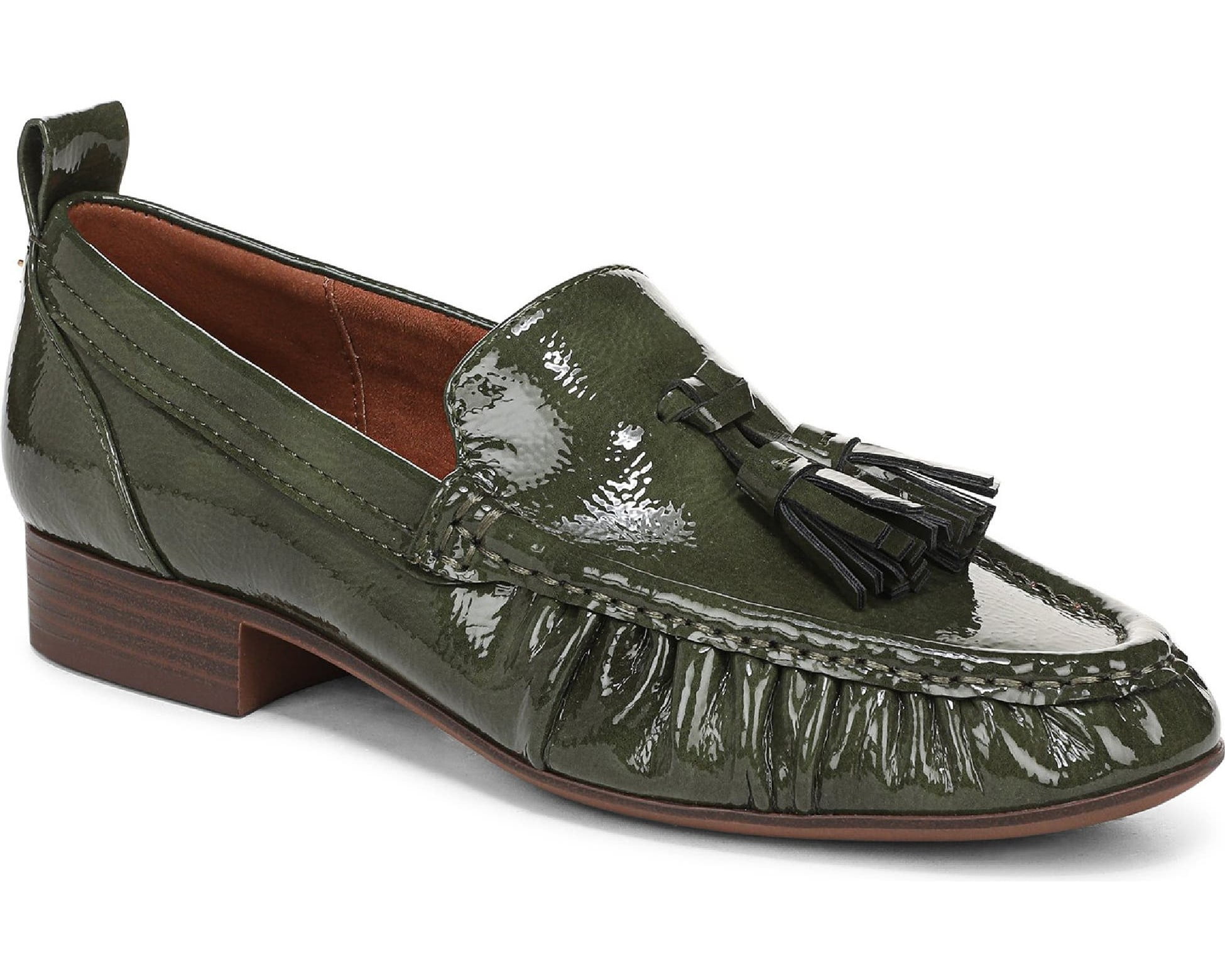 Circus NY by Sam Edelman Women's Hudson Tassel Loafer Olive Patent 9M ...