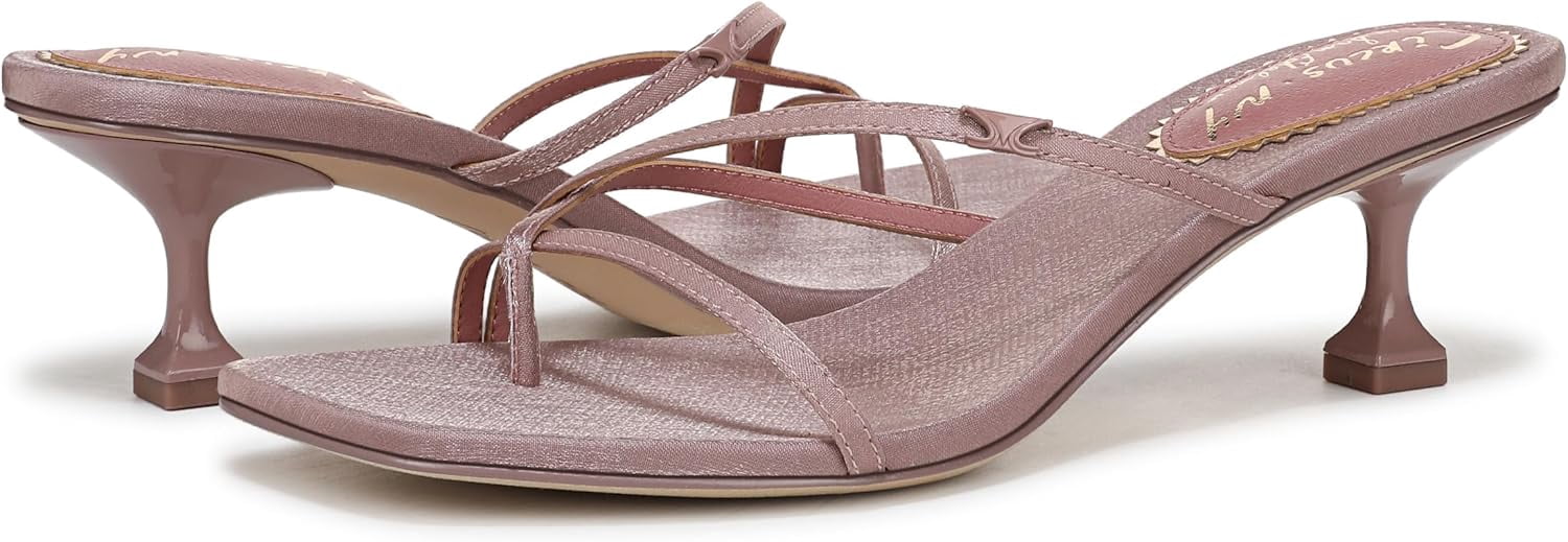 Circus NY by Sam Edelman Women's Juliet Kitten Heel Strappy Sandal ...