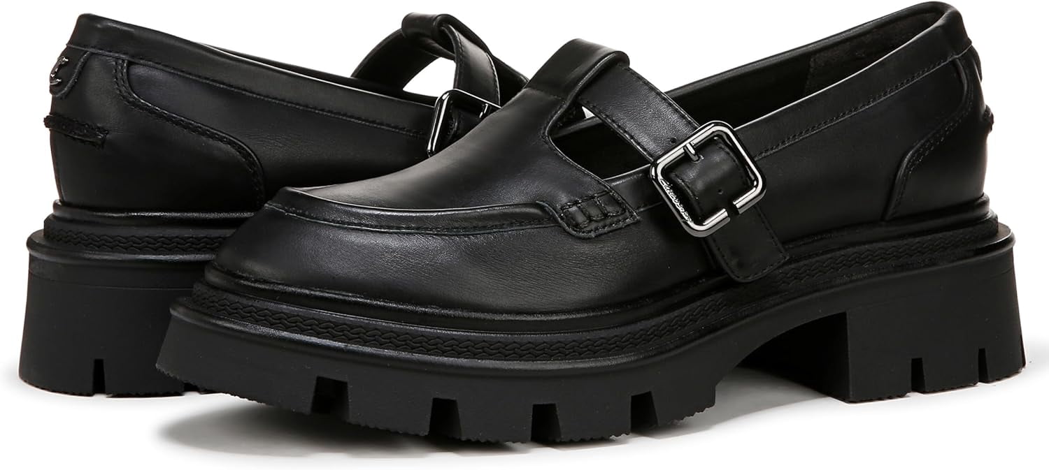 Circus NY by Sam Edelman Women's Payson Lug Sole Mary Jane Loafer Black ...