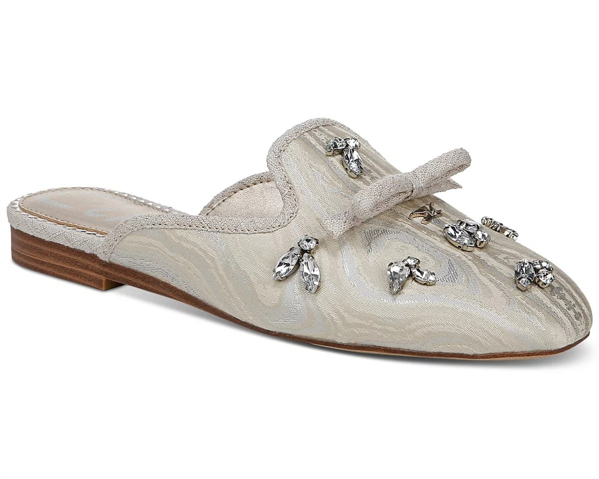 Circus NY by Sam Edelman Women's Trish Jewel Embellished Mule Dark ...