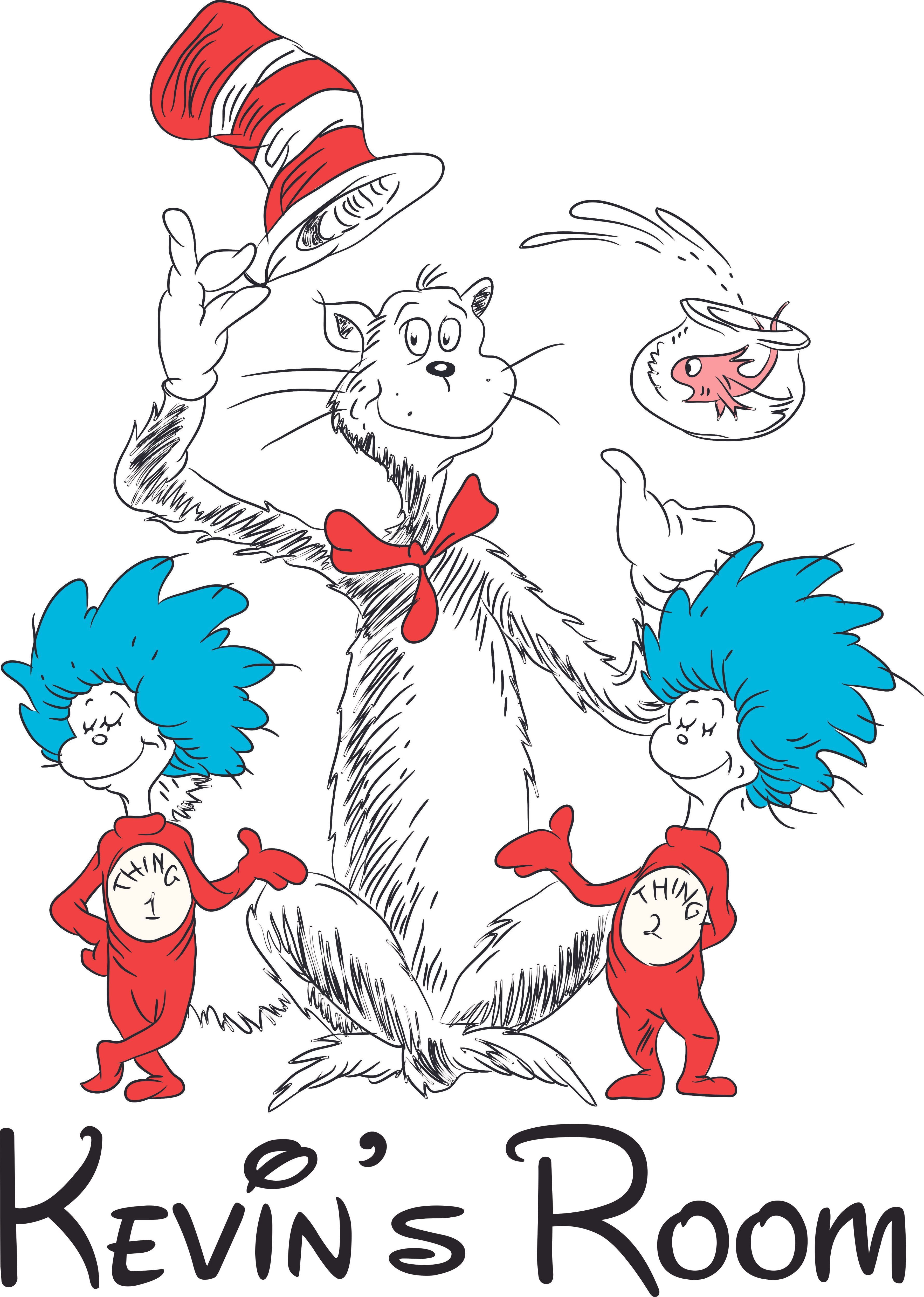 Circus Performer Circus Dr Seuss Customized Wall Decal - Custom Vinyl ...