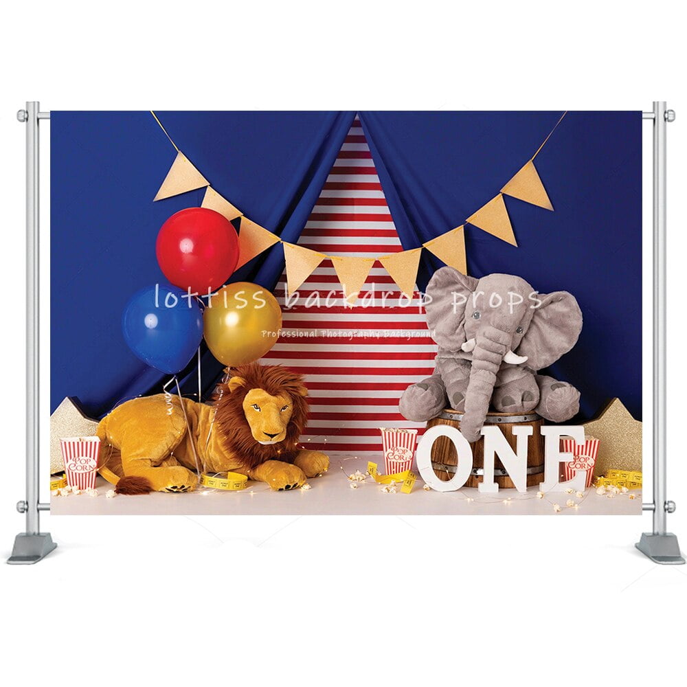 Circus Photography Backdrop Kids Birthday Backdrop Newborn Child ...