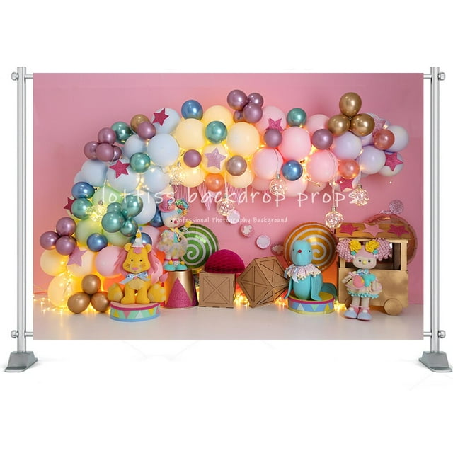 Circus Photography Backdrop Kids Birthday Backdrop Newborn Child ...