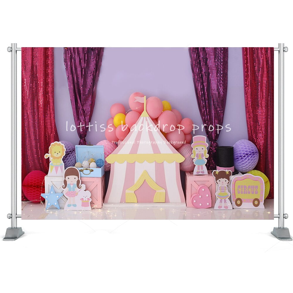 Circus Photography Backdrop Kids Birthday Backdrop Newborn Child ...