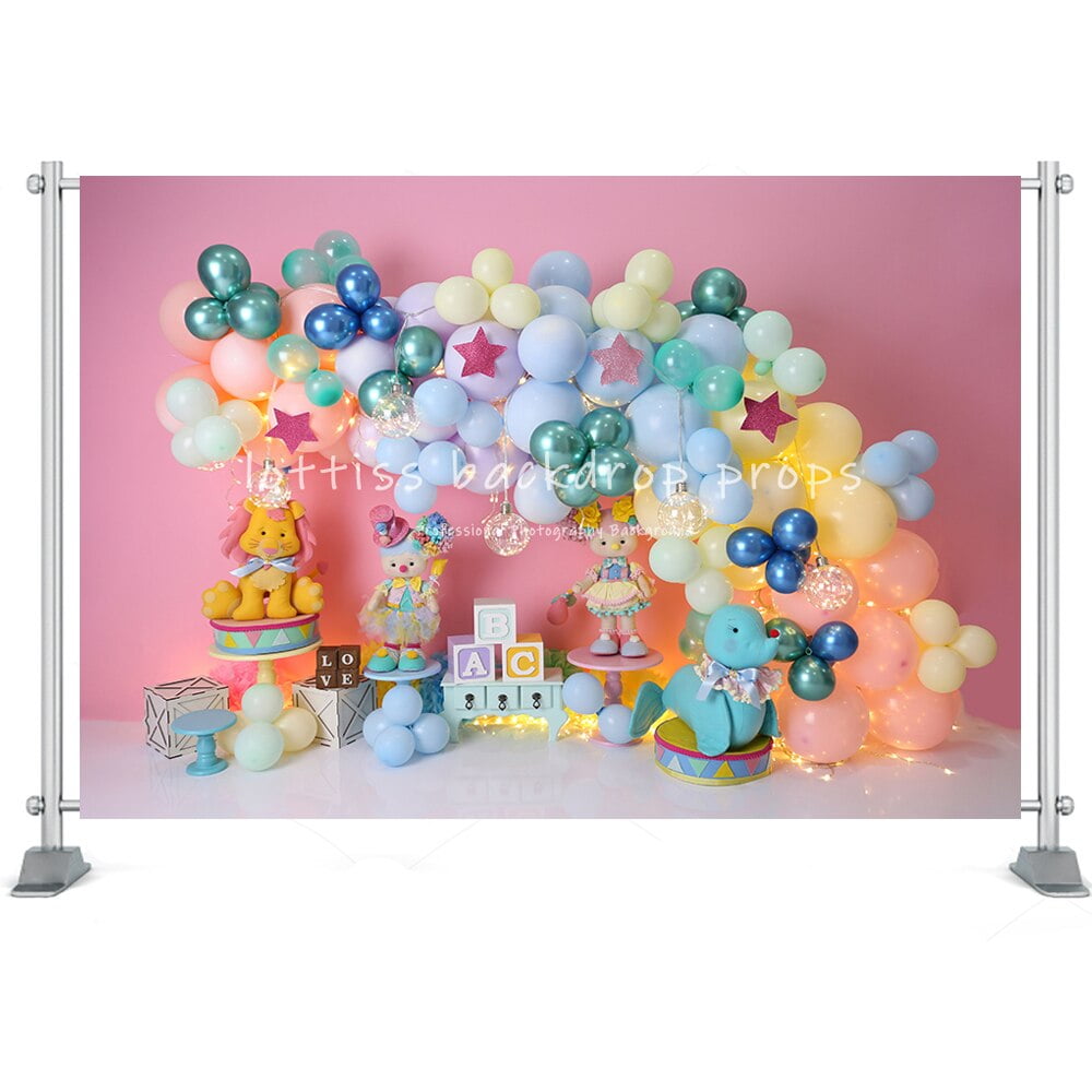 Circus Photography Backdrop Kids Birthday Backdrop Newborn Child ...