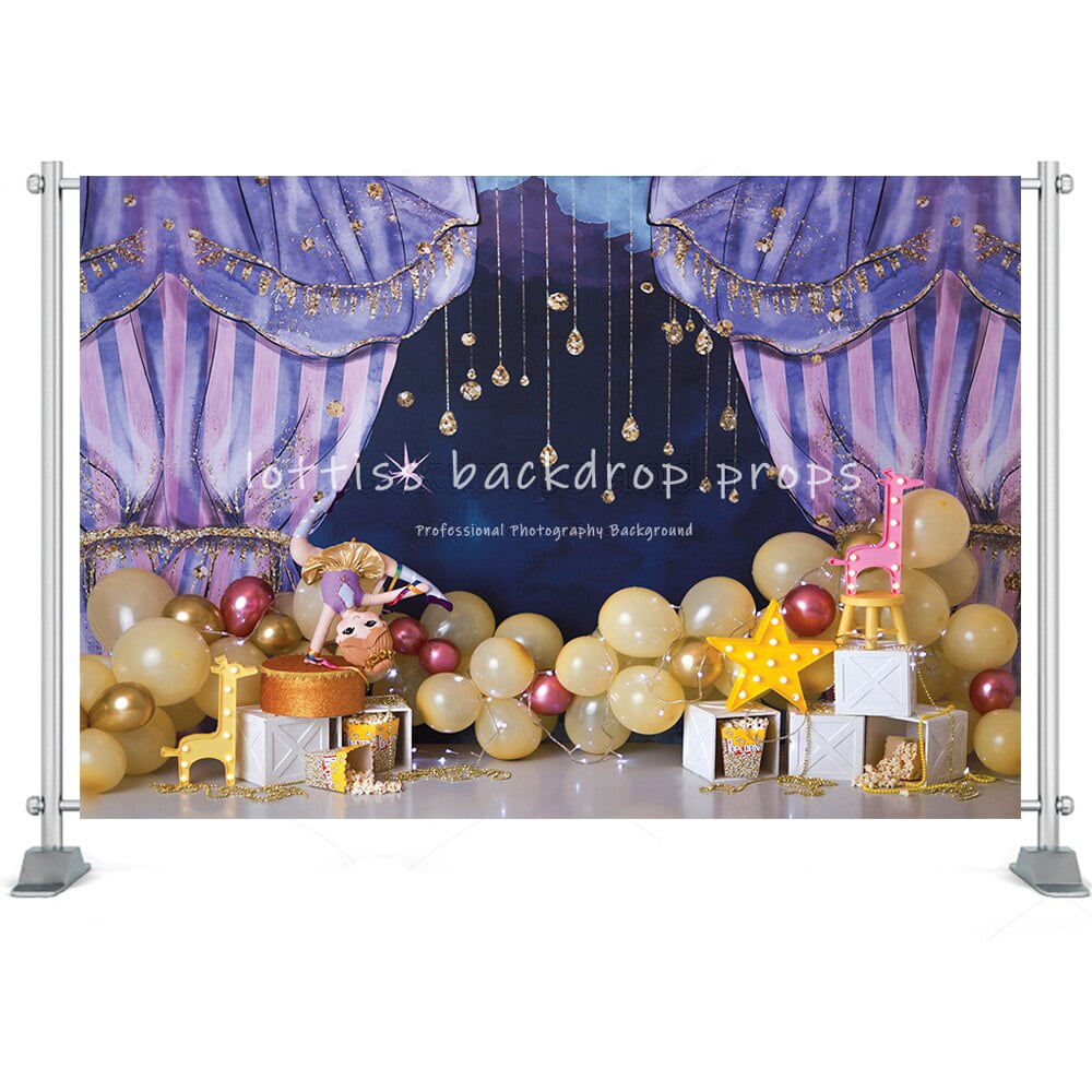 Circus Photography Backdrop Kids Birthday Backdrop Newborn Child ...