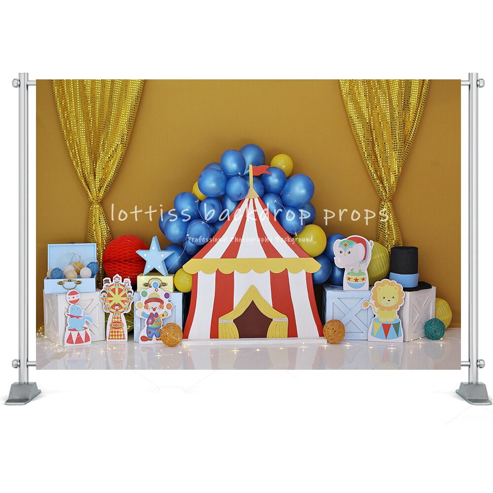 Circus Photography Backdrop Kids Birthday Backdrop Newborn Child ...