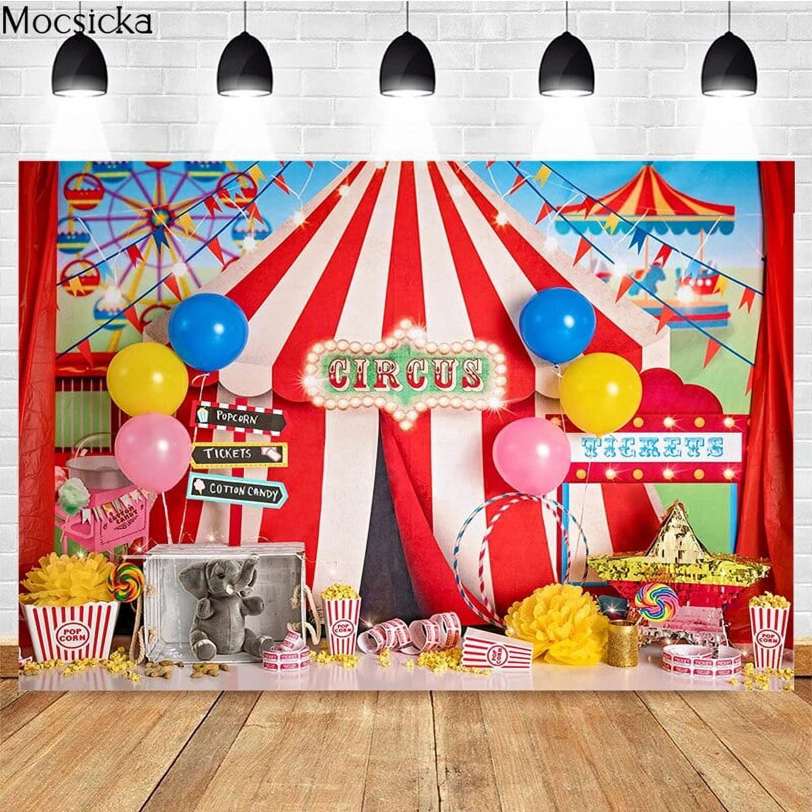 Circus Photography Backdrops Newborn Shower Photo Wallpaper Cake Smash ...
