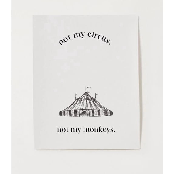Circus Problems, Gallery-quality Print, Word Art, Multiple Poster ...