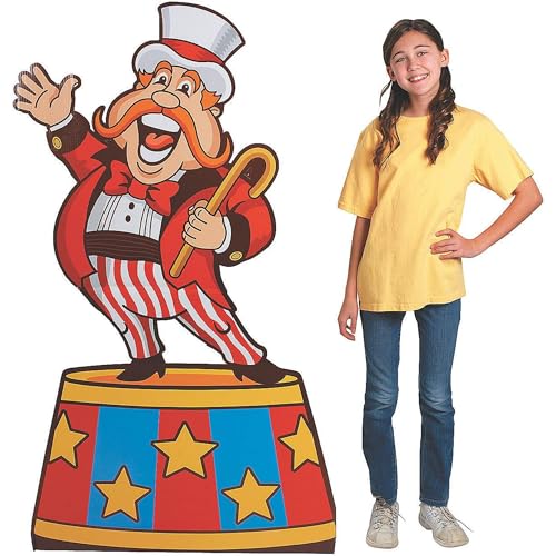 Circus Ring Leader Cardboard Stand Up - Carnival Party Decor - Vbs ...