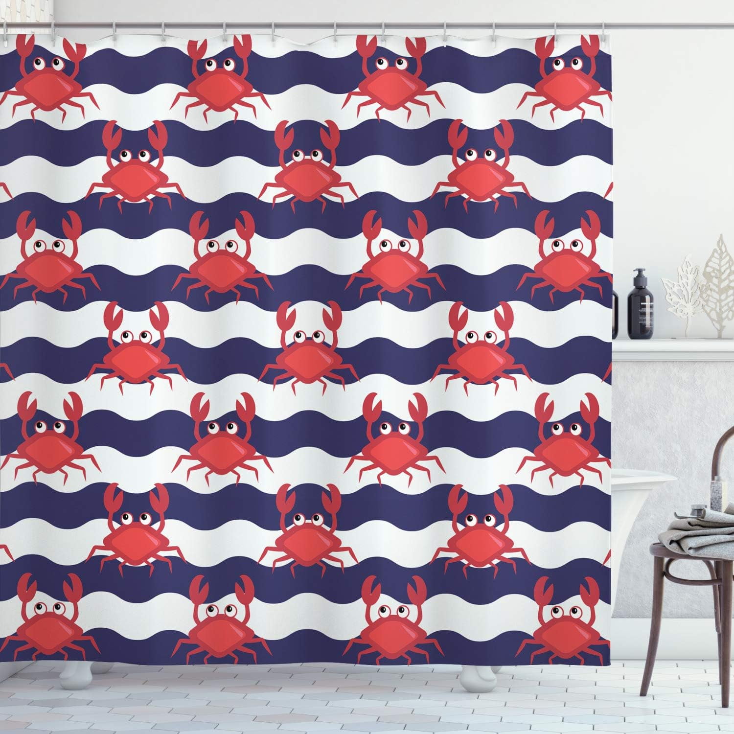 Circus Shower Curtain, Nostalgic The Strong Man Tattoos and Muscles ...