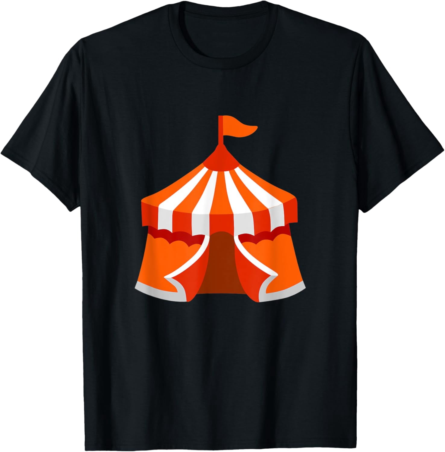 Circus Tent Circus Costume T-Shirt men and women can wear, black, white ...