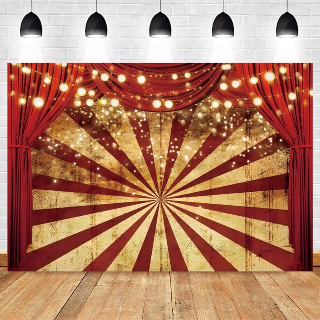 Circus Theme Party Backdrop Decor Newborn Baby Birthday Circus Carnival ...