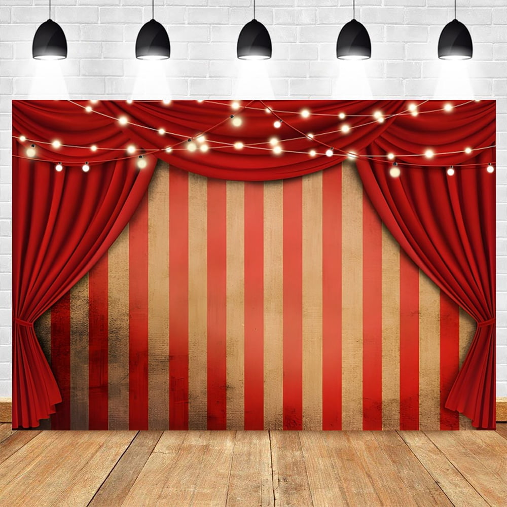 Circus Theme Party Backdrop r Newborn Baby Birthday Circus Carnival ...