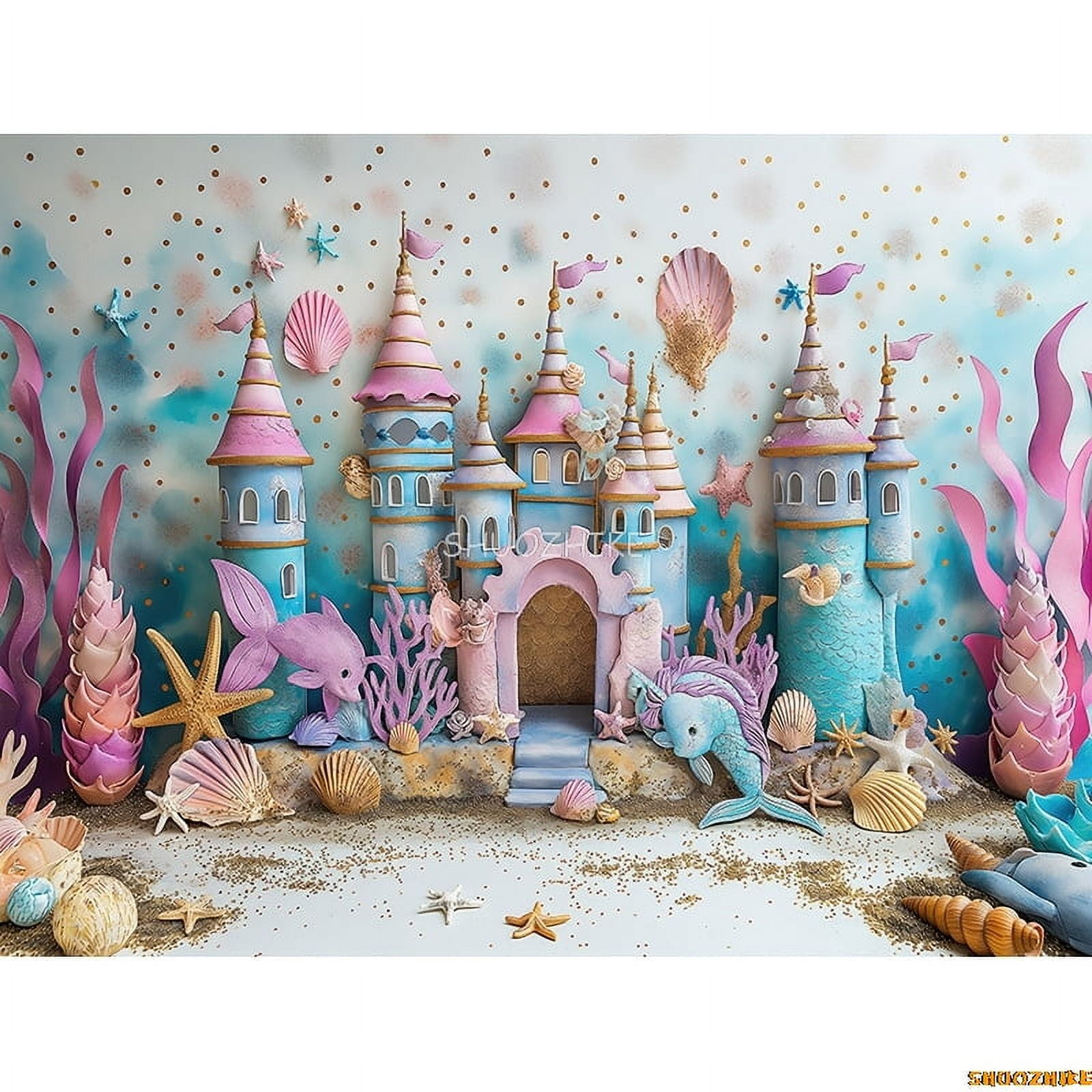 Circus Tt With Striped Canopy Photography Backdrops Balloons Birthday ...