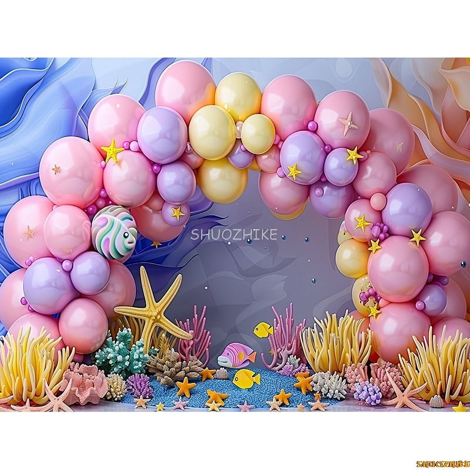 Circus Tt With Striped Canopy Popcorn Photography Backdrops Balloons ...